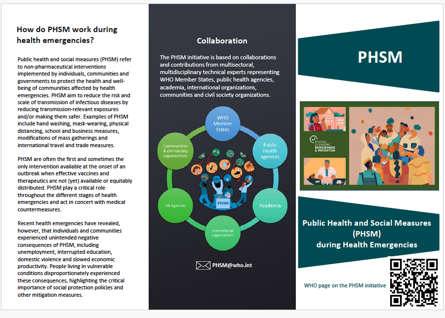 PHSM information flyer
